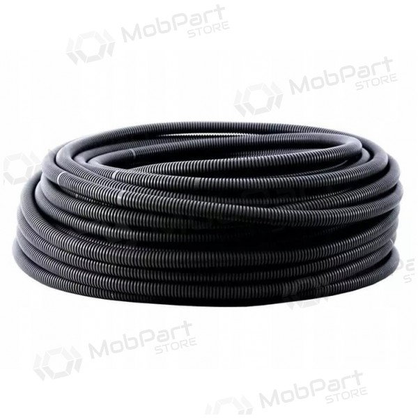 Gofruotas PVC Vamzdis Pawbol 10mm 100m Rit mustad Mobpartstore Gofruotas PVC Vamzdis Pawbol 10mm 100m Rit mustad Mobpartstore